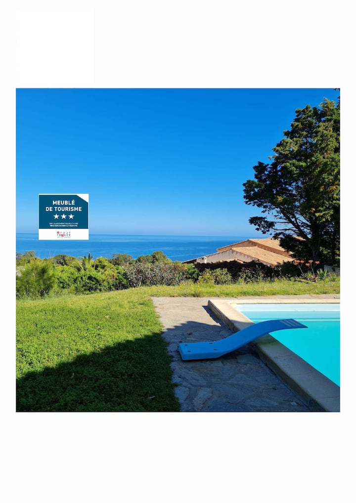 Saint Florent 10 P, Piscine Et Superbe Vue Mer - Saint-Florent