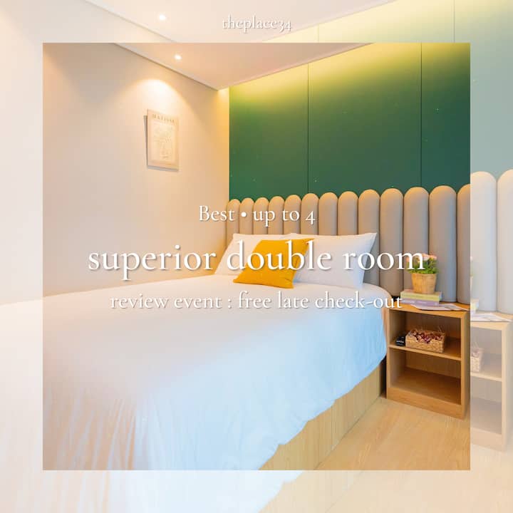 리뷰이벤트 • 1bed 슈페리어 더블룸 | 해운대역 3분 (19) - 부산광역시