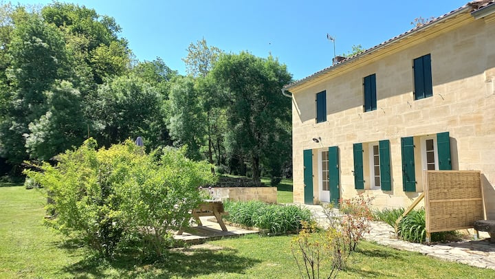 Maison 5 Pers. Bord De Rivière, Près Saint-emilion - Saint-Émilion