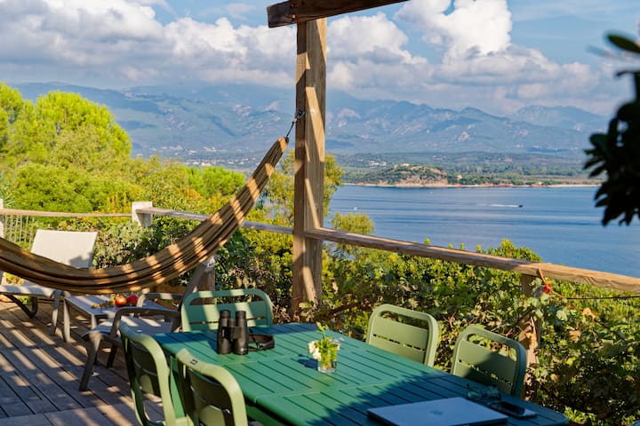 Mini Villa Vue Mer Panoramique 180 - Santa Giulia
