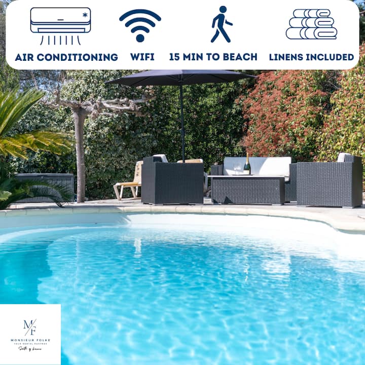 Villa With Pool And Barbecue In The City Center - Saint-Raphaël
