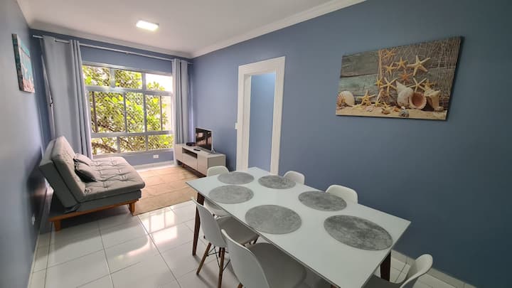 Apartamento 2 Dorm 250m Do Mar Próx Ao Casa Grande - Guarujá
