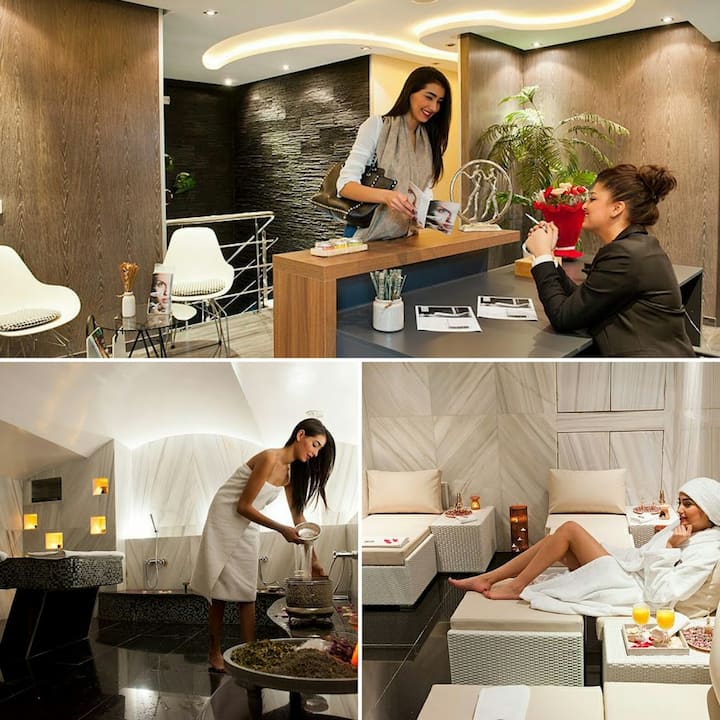 Cozy Central W/ Free Gym & Spa Services - Casablanca