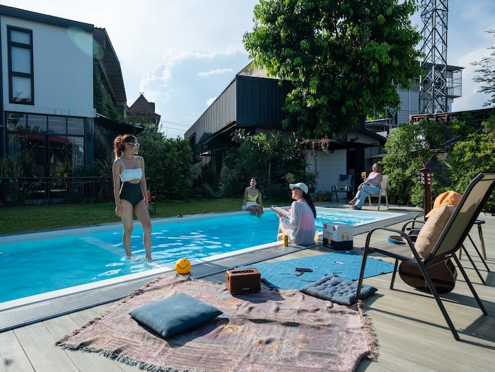 Pool Access 3br House In City #22 - Chiang Mai