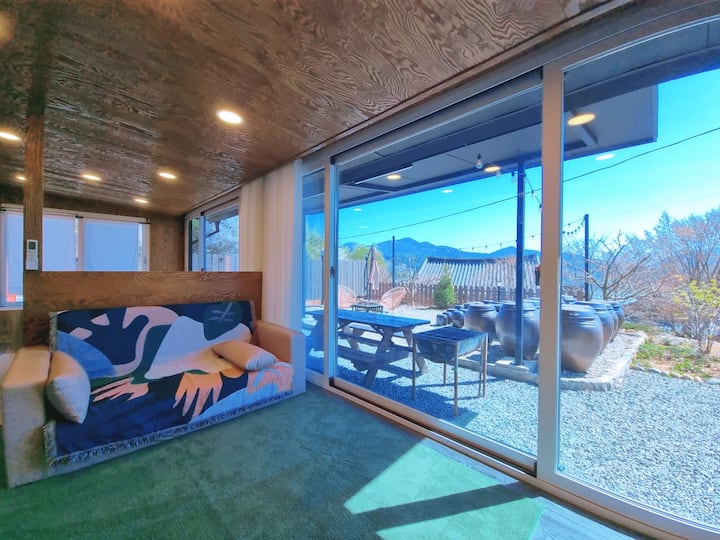 #산청구곡산방 느루재 #몸과 마음의 휴양지   #편백 목욕탕 #촌캉스 #프라이빗 계곡 - Yeosu-si