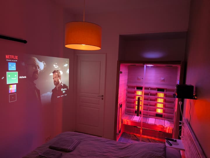 Cocon Familial Sauna Parking Paris Direct - Villeneuve-la-Garenne