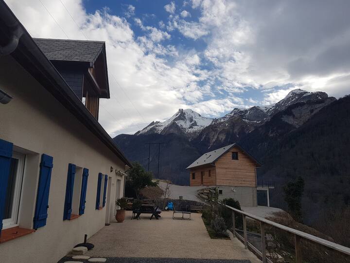 Maison Ensoleillée Avec Superbe Vue Montagne - Laruns
