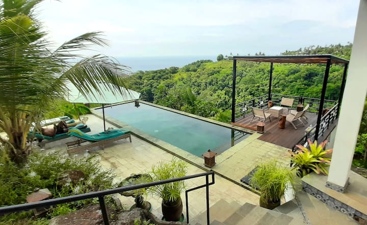 Liri 4 Br Villa - Ocean, Hills, Valley View - Munduk