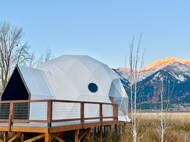 Teton-view Dome | Jackson Hole + Private Sauna - Jackson, WY