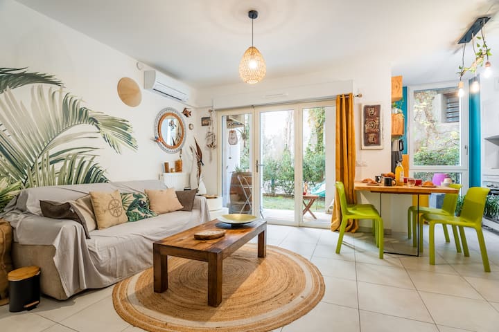 Areno. Moderne 30m Du Port, Clim Terrasse Jardinet - La Ciotat