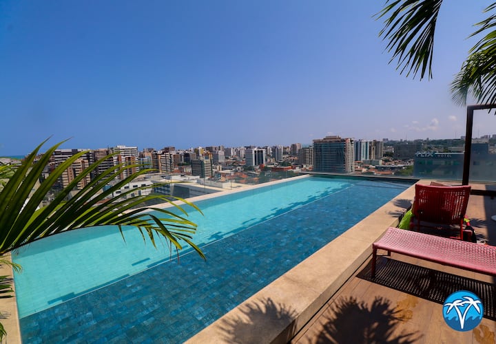 Apt | Sk 305 | Conveniência E Estrutura De Hotel - Maceió