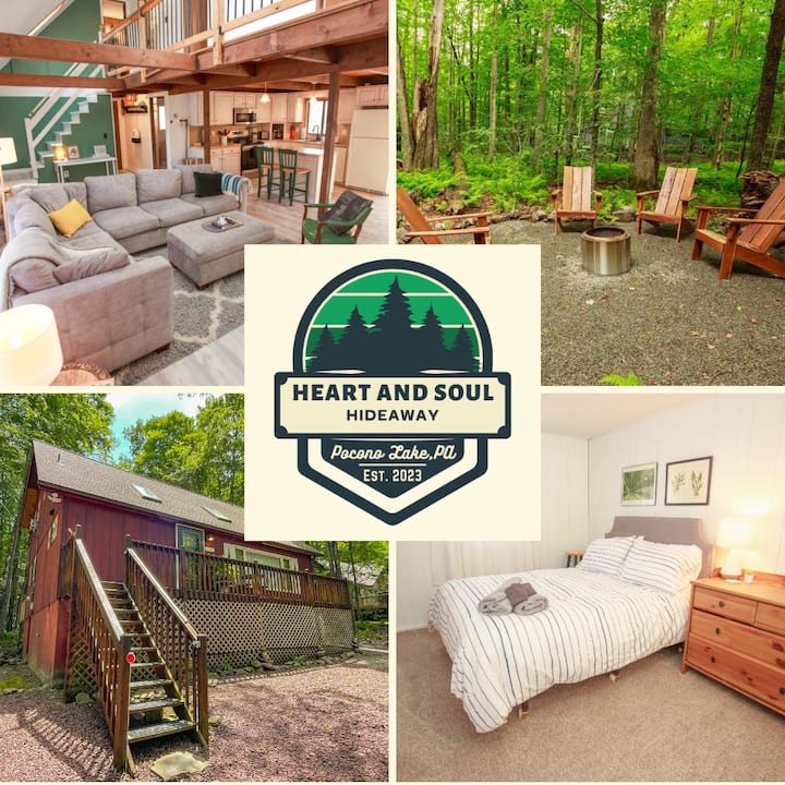 4 Beaches, Fire Pit, Walk To Pool, Fees Included - アローヘッド・レイク, PA