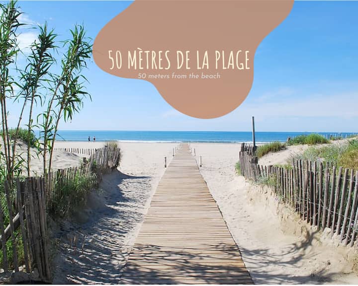 *Grain De Soleil* 50 Mètres Plage/clim/netflix… - La Grande-Motte