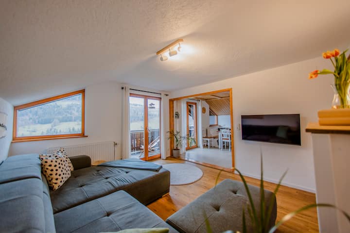 Ferienhaus Am Berg-fewo Edelweiss (Dg) - Oberstaufen