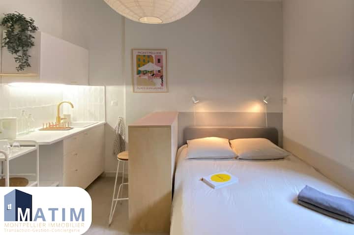 Henri René - Petit Studio Cozy Près De La Gare - Montpellier