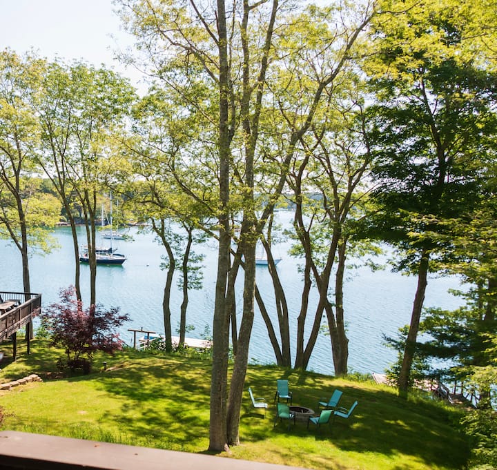 Beautiful Waterfront Home W/dock & Mooring - Harpswell, ME