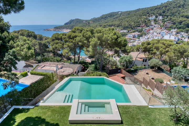 Casa De Diseño Con Vista Al Mar Y Piscina - Tamariu