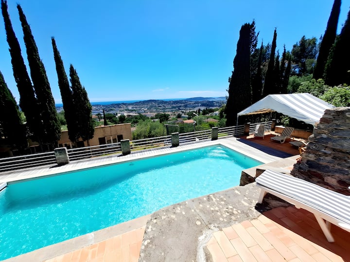 Maison Avec Piscine - Vue Magnifique Sur Toulon - La Garde