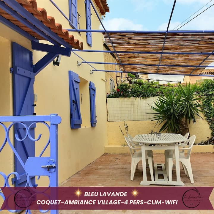 Bleu Lavande - Coquet Appartement Ambiance Village - Istres