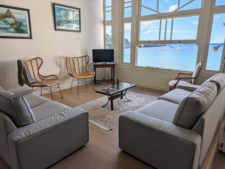 Appartement Vue Mer Et Accès Direct Grande Plage - Saint-Lunaire