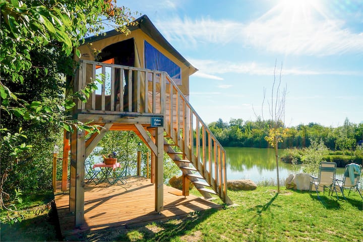 Cabane Sur Pilotis Au Bord De L'eau - Seine-et-Marne