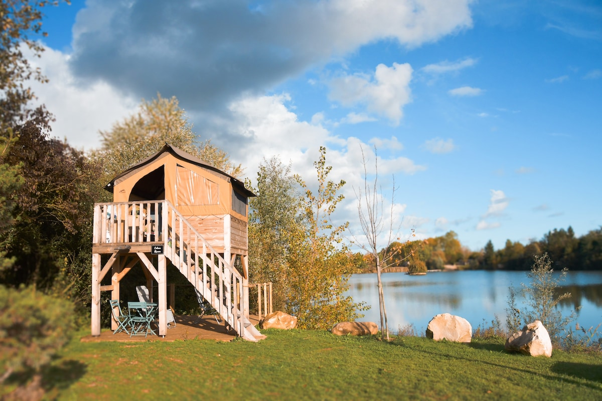 Waterfront tree house - Treehouses for Rent in Gravon, Île-de-France ...