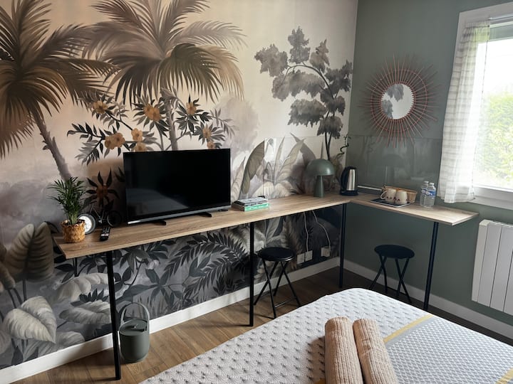 Chambre N° 2 Climatisée Tout Confort - Brocéliande