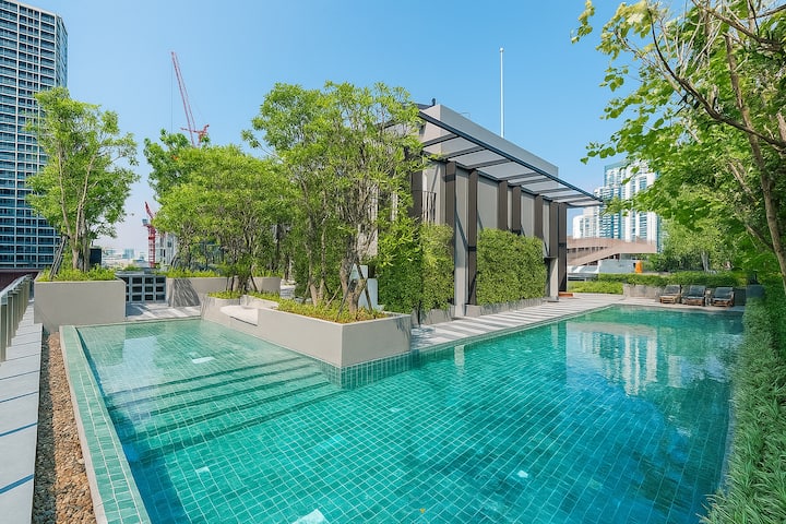 Spacious Quiet Condo Retreat/thonglor - Bangkok