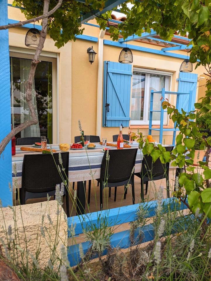 Villa 10p Mer Piscine. - Gruissan