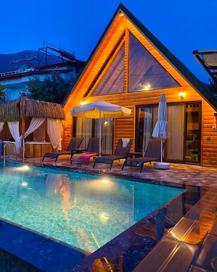 Cedarhouse1 Sakin Güvenli Konforlu Tatil Evi - Ölüdeniz