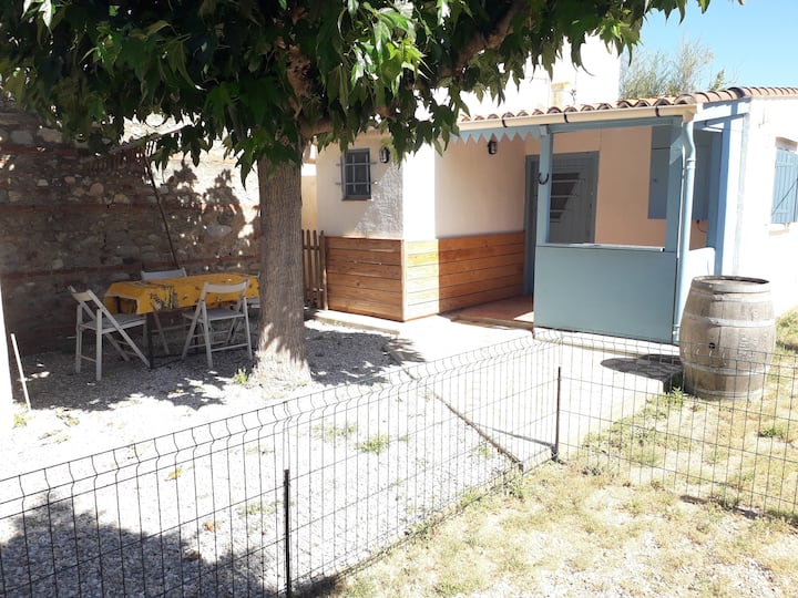 Petit Appartement Climatisé Avec Jardin - Alénya