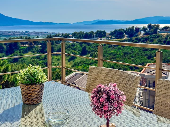 Appartement 2 Ch. Luxe • Terrasse & Vue Mer - Davutlar