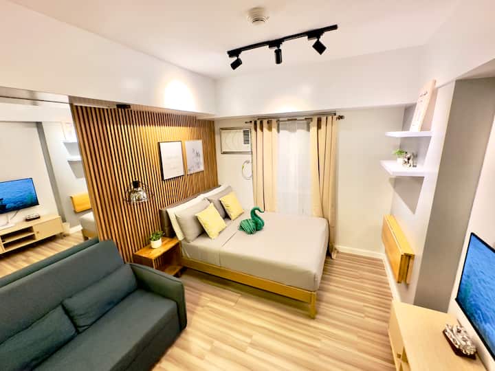 Modern Zen Studio In It Park – Fast Wifi, Pool - Cebu City