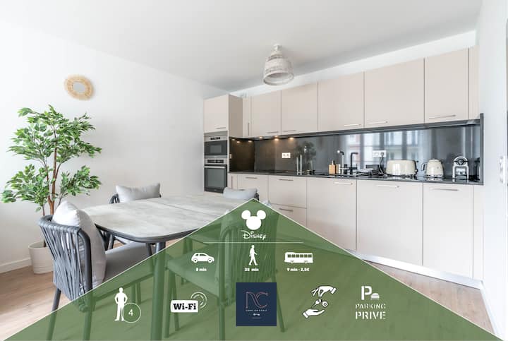 *Disneyland-paris* 4pers Wifi, Parking, Netflix - Magny-le-Hongre