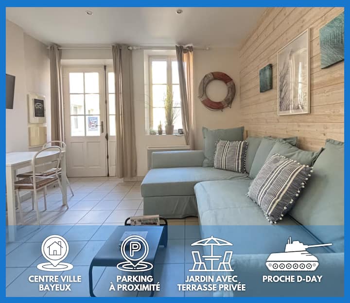 Bord De Mer : Rdc Terrasse Privée Et Jardin Bayeux - Bayeux