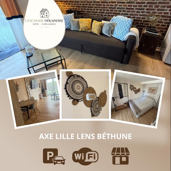 Appartement Cosy Proche De Lille 20 Minutes - Lorgies