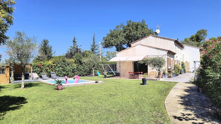 Villa Au Calme Avec Piscine Entre Aix / Marseille - Gardanne
