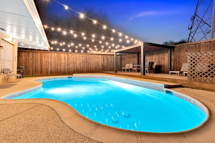 Private Oasis 3br King Bed Bbq Foosball Culdesac - Carrollton, TX