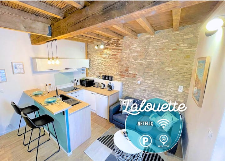 L'alouette | Studio Cosy En Duplex, Hypercentre - Castres