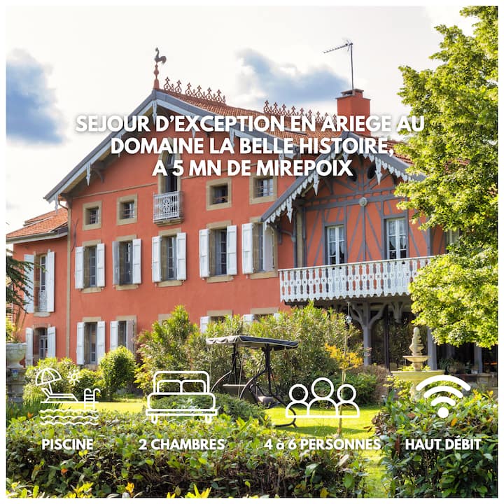 Maison Xixe, Parc & Piscine à 5 Mn De Mirepoix - Mirepoix