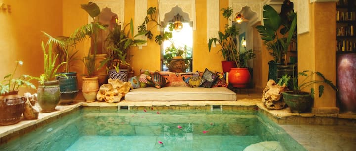 Riad Persephone - Lotus Room: Private Garden - Marrakesch