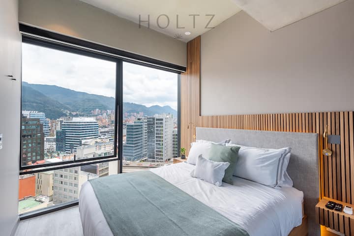 Holtz Luxury 16th Floor Loft With Mountain View - Bogotá