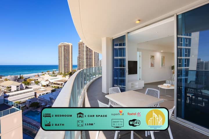 H Residence Inner-city Ocean Views - Level 10 - Surfers Paradise