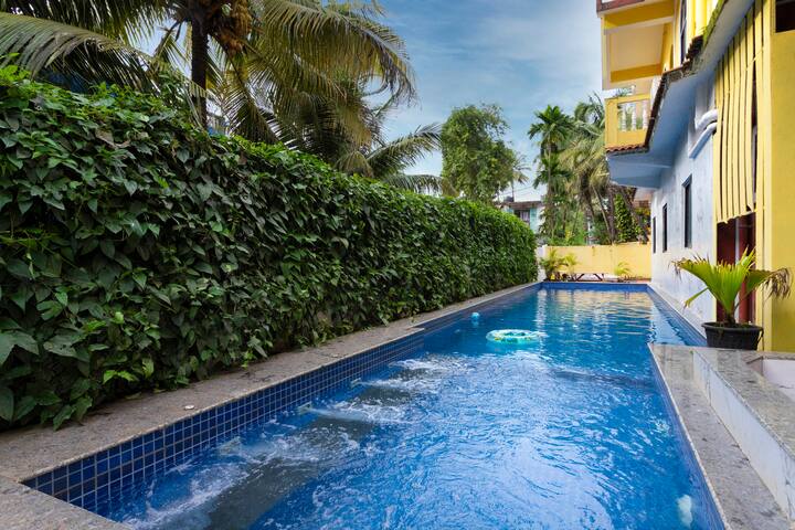 Massive Pool-baga & Anjuna 2km-200mtr From Clubs - Goa