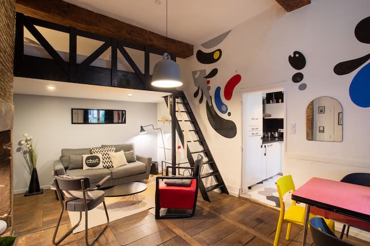 Arty - Studio Duplex 30 M², Centre De Rennes - Rennes