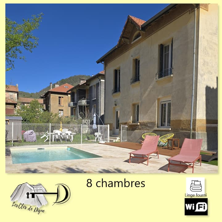 Accueillante Maison Avec Piscine - Digne