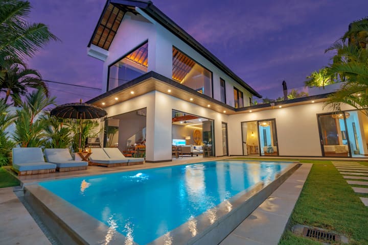Villa Dans Seminyak 3 Ch Luxe - Piscine & Sunset - Bali