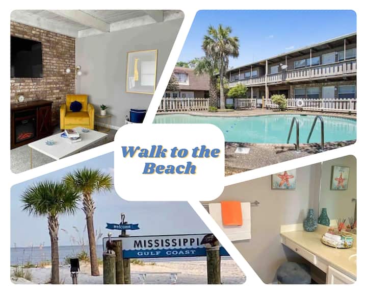 Apartment With Pool Access Two Blocks To The Beach - Gulfport, MS