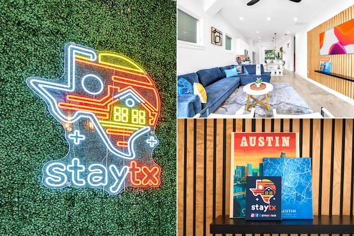 8 Mins From Dt - 3bd, 2.5bth -4 Beds - Baby Proof - Austin, TX