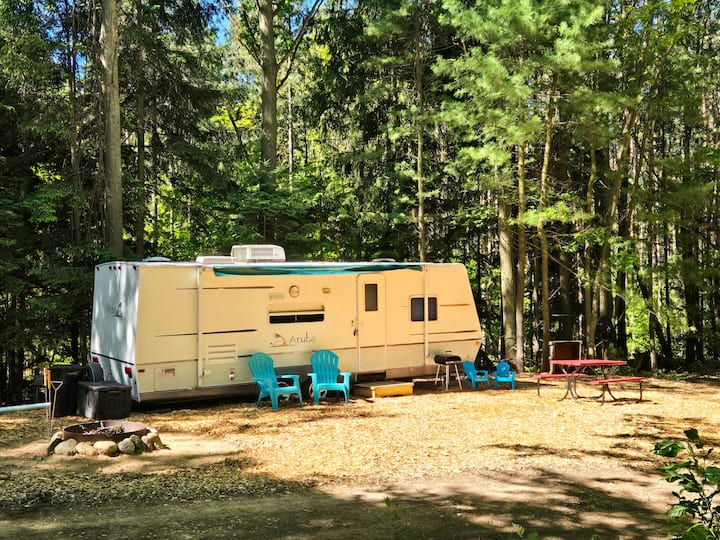 Rv On Private Campsite Near Silver Lake, Mi. Aruba - Mears, MI